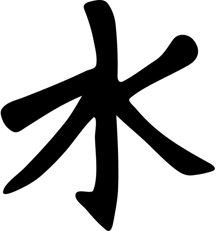 Chinese Character for "Water"